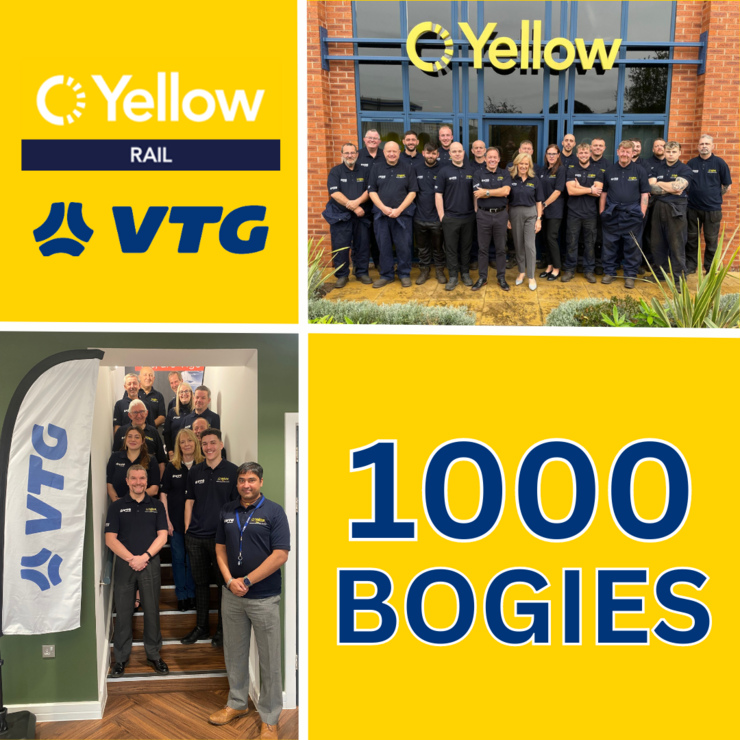 VTG: VTG Rail UK and Yellow Rail commemorate the overhaul and fitting ...